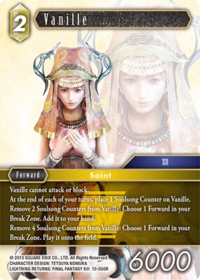 Vanille [Final Fantasy TCG] Card SQUARE ENIX [NEAR MINT] 13-056R | eBay