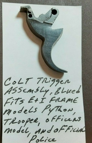 Colt Trigger Assembly, Blued, E&I Frame Revolver Trooper, Python ...