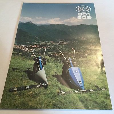 BCS 601 602 Finger Bar Mower Allen Scythe type Original 1980s Sales ...