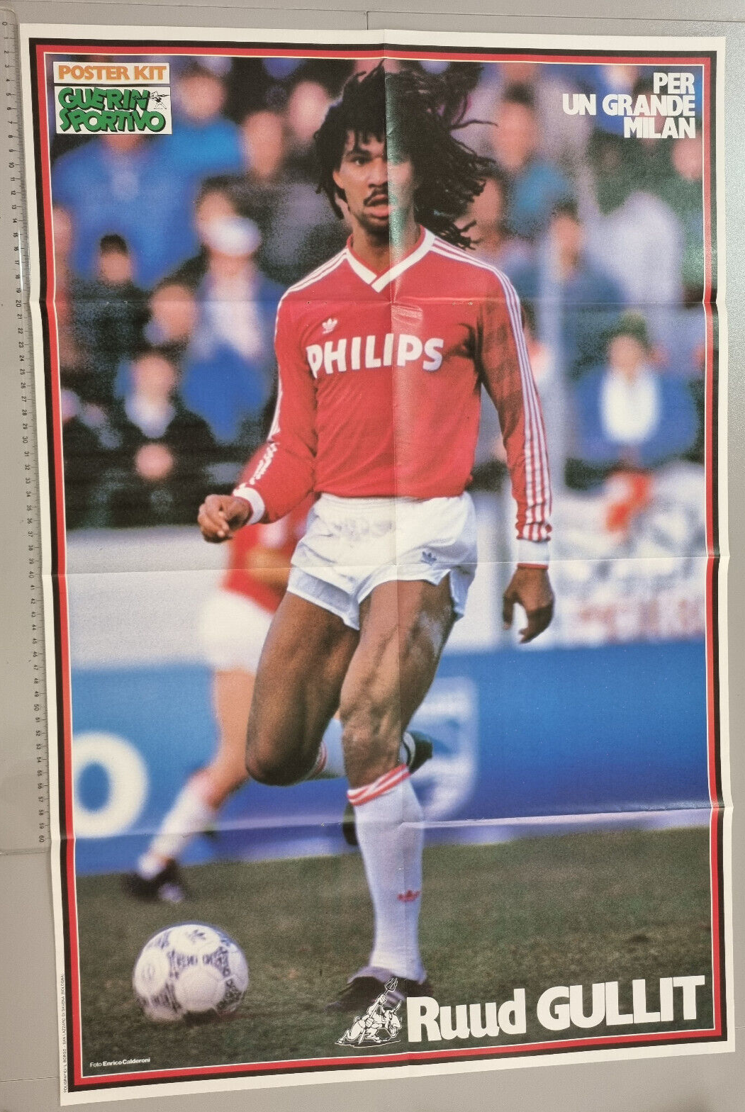 Poster Kit Ruud Gullit Milan PSV Eindhoven Guerin Sportivo | eBay UK