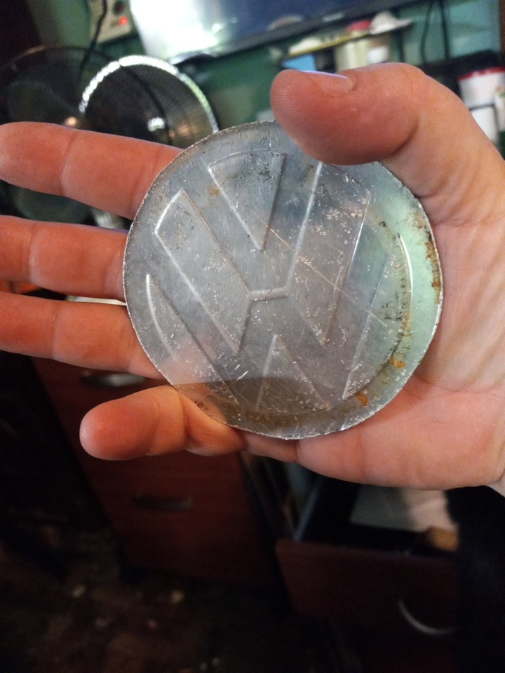 Vw Volkswagen Patches Plus Thin Metal Car Vw Emblem Vintage Beetle Bug ...