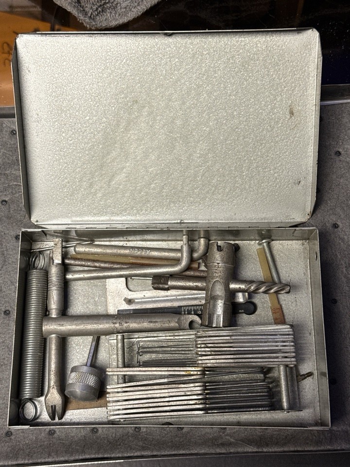 Vintage ALLEN “Adjust-A-Kit” Hex Key Service Set w/ Case USA – Complete ...