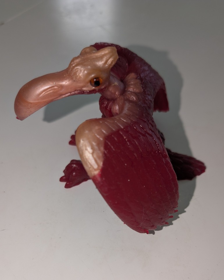 Vintage 1966 Russ Berrie Oily Jiggler Red Pink Vulture Buzzard Toy RARE ...