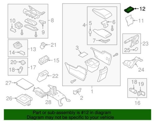 Genuine Mazda 2014-2018 Mazda3 Rear Storage Box BJS7-64-50XA | eBay