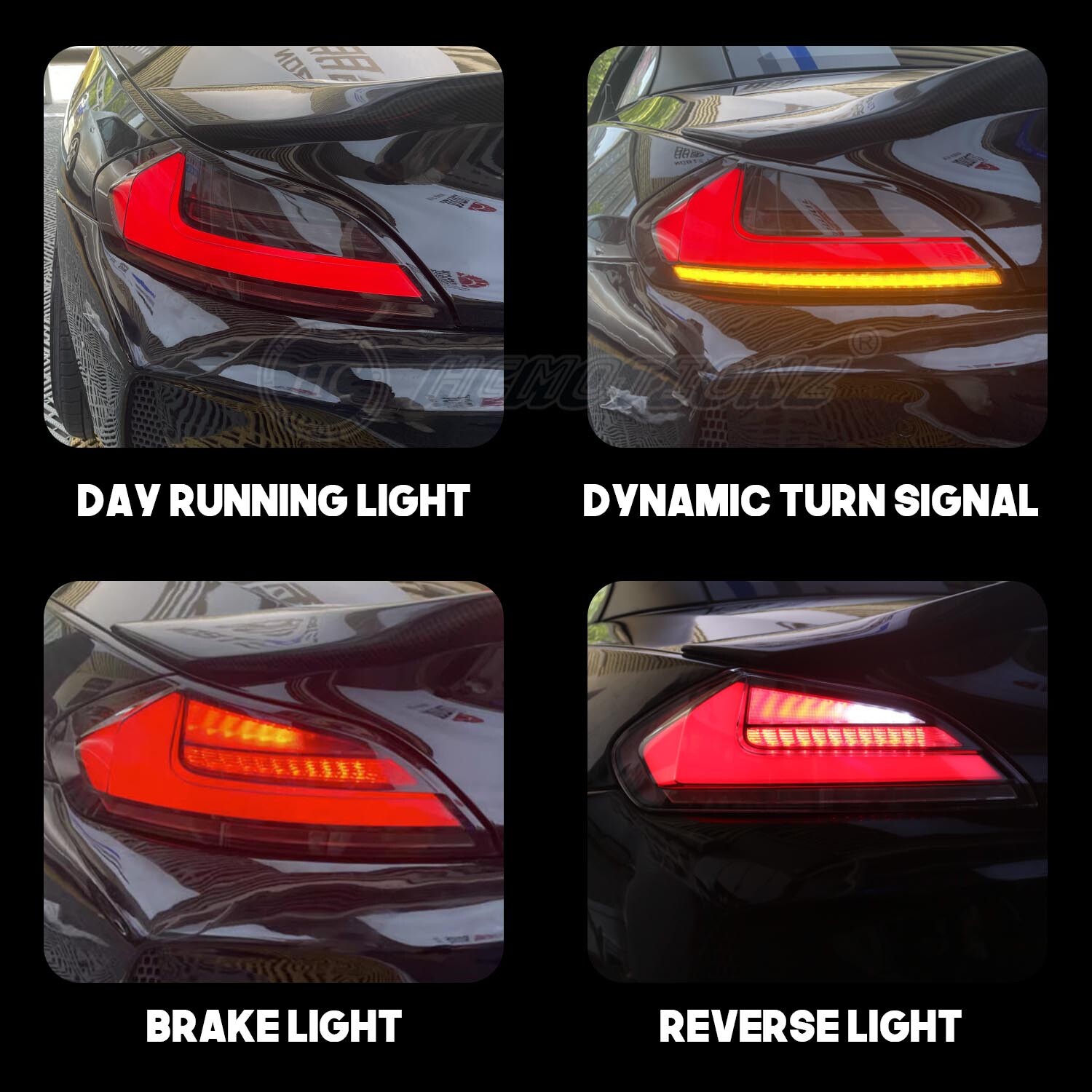 HCmotion 2009-2016 BMW Z4 E89 LED Tail Lights Animation Rear Lamp ...