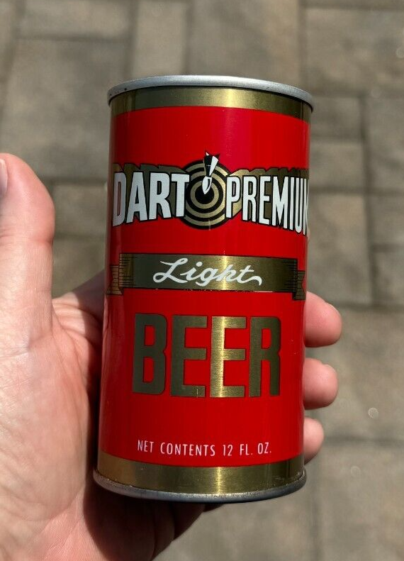 STUNNING DART PREMIUM PULL TOP BEER CAN BOTTOM OPEN VA TAX SUNSHINE ...