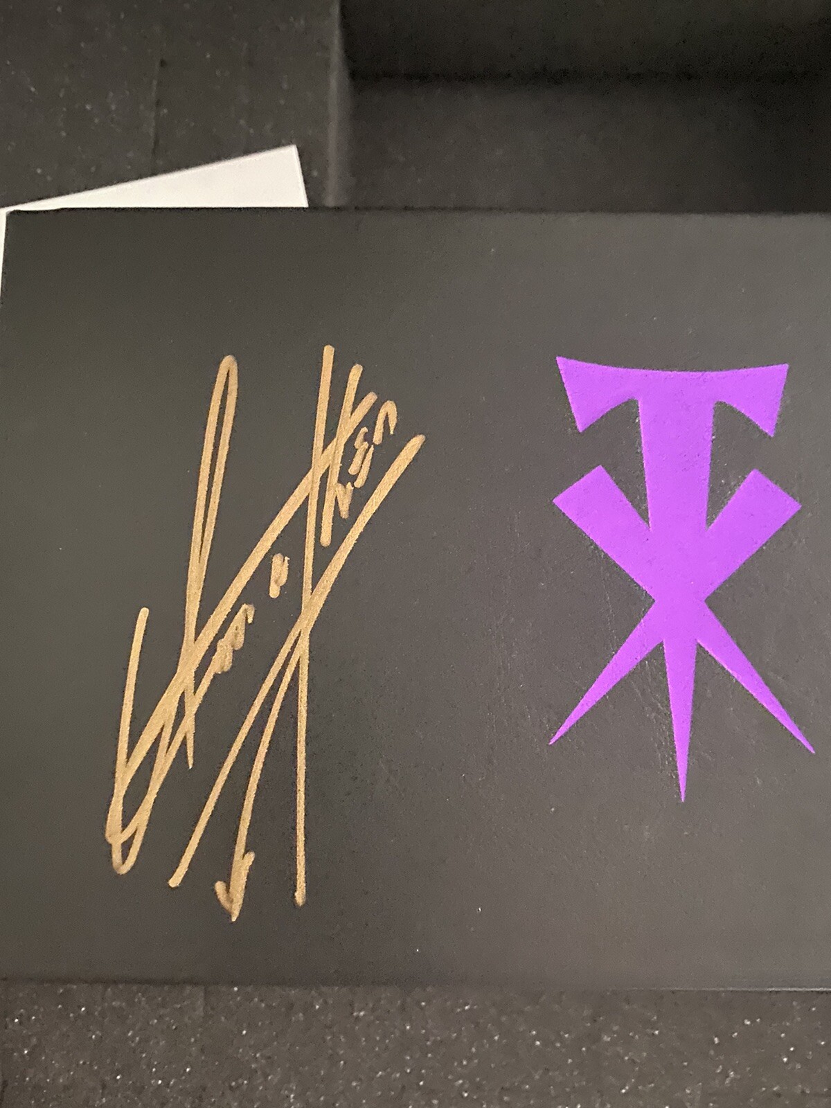 Undertaker Side Plates Autographed By The Undertaker Wrestlemania 37 ...