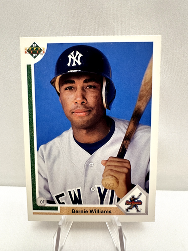 Bernie Williams Rookie Card #11 1990 Upper Deck New York Yankees RC ...