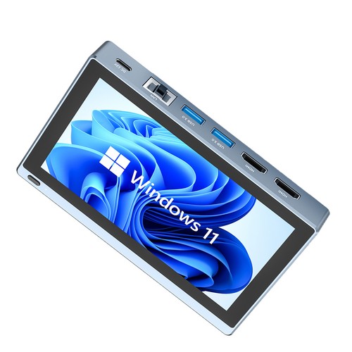 Tablet Window 11 Mini Pc 5.5" Touch Screen Mini Computer J4125 8gb ...