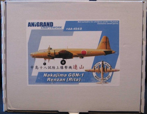 Anigrand Models 1/144 NAKAJIMA G8N1 RENZAN RITA Japanese WWII Bomber | eBay