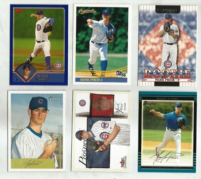 MARK PRIOR - Six (6) Cards - Chicago Cubs | eBay