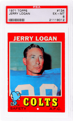 1971 Topps Jerry Logan #134 PSA 6 | eBay