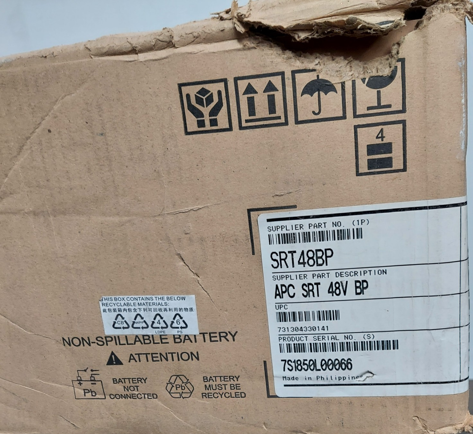 APC SRT48BP 48V 1kVA 1.5kVA Battery Pack APC SMART UPS Battery | eBay