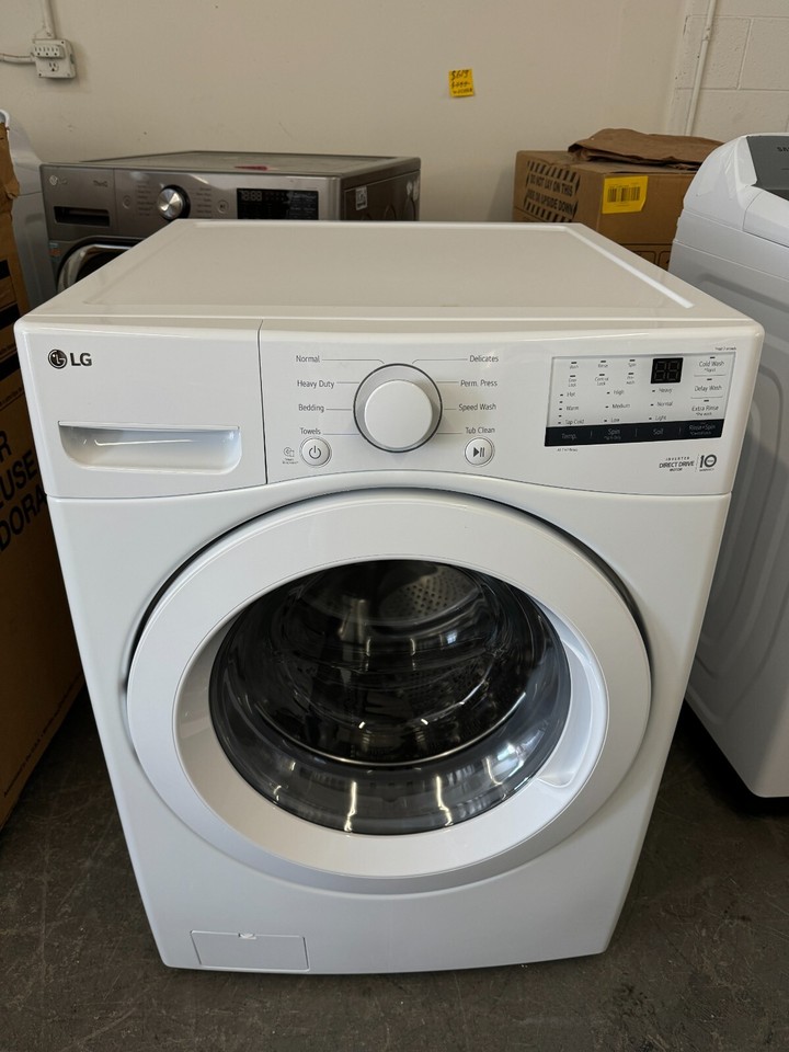 LG WM3400CW 4.5 cu.ft. Front-Loading Washing Machine: White | eBay