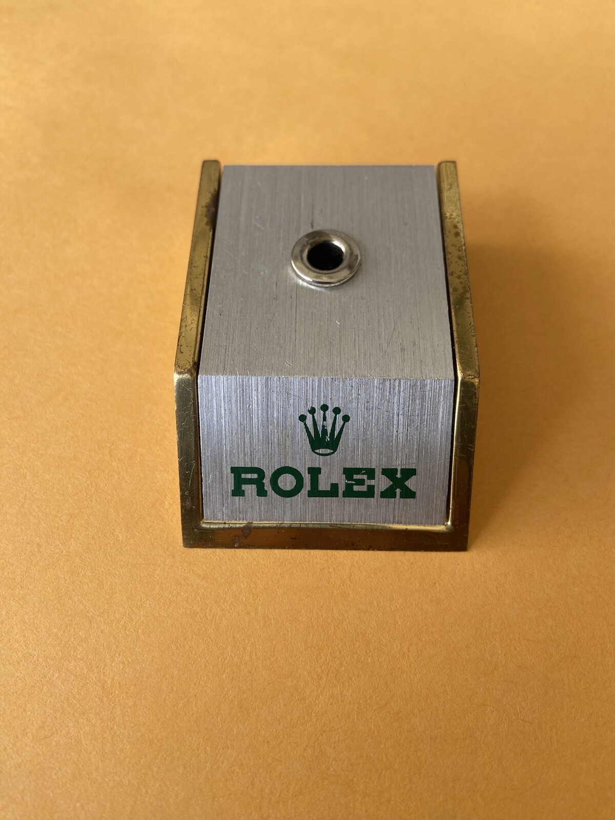 Vintage Rolex Dealer's Single Watch Display Stand Block Swiss Made Ref ...
