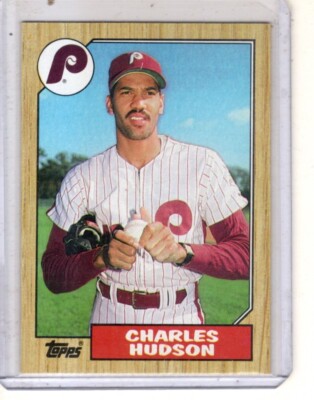 1987 Topps - #191 Charles Hudson Philadelphia Phillies baseball card | eBay