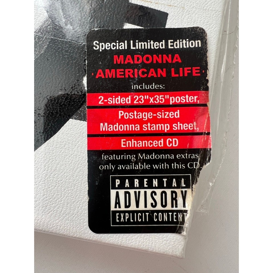 Madonna American Life Limited Edition Box CD 2003 With Poster & Stamps ...
