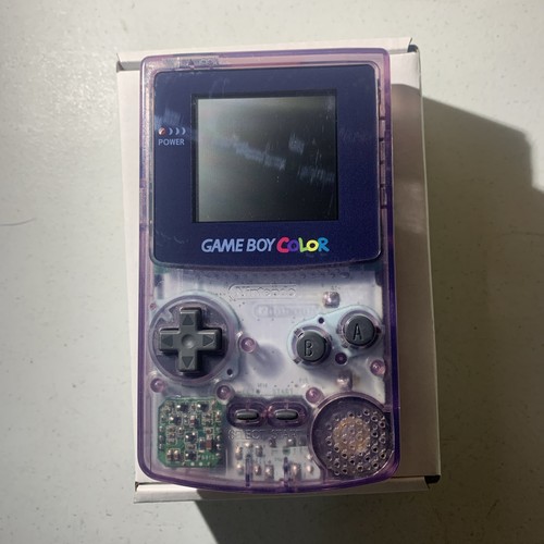 Nintendo Game Boy Color Atomic Purple New Capacitor Set and Cleaned ...