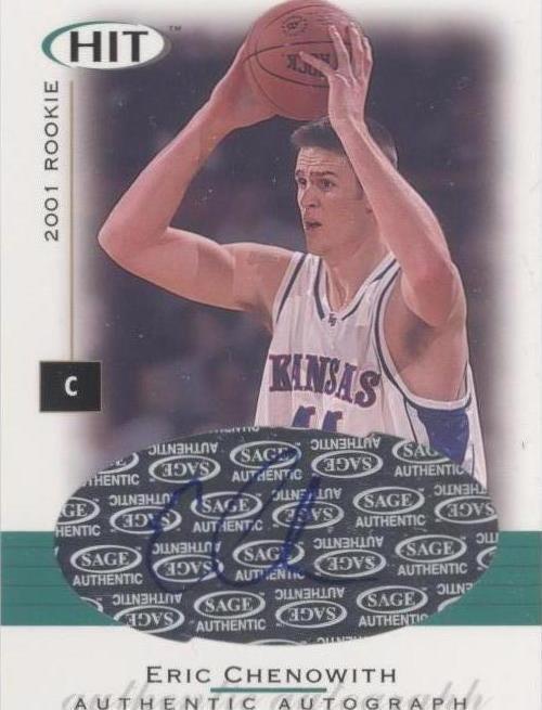 2001-02 SAGE Hit - Eric Chenowith #A8 Autographs (AU, RC) for sale ...