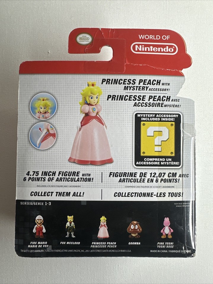 World of Nintendo PRINCESS PEACH Figure - Super Mario Series 1-3 | eBay