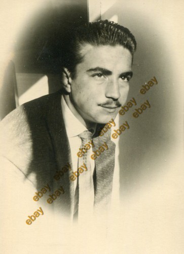 #52849 Greece 1950s. Man with mustache. Artistic photo. | eBay