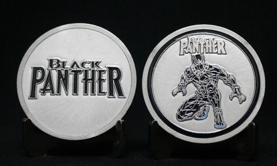 BLACK PANTHER FUN COLLECTIBLE CHALLENGE COIN SUPER HERO COINS NEW | eBay