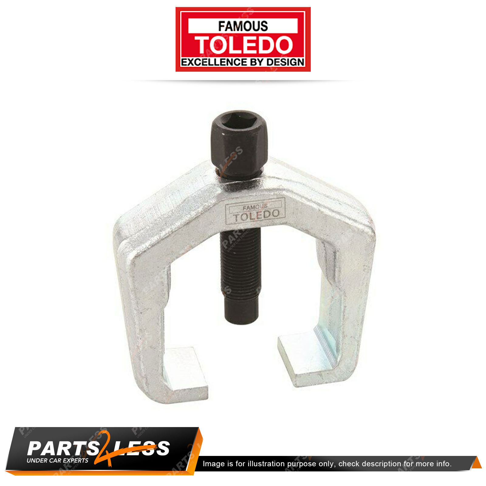 Toledo 105mm Pitman Arm & Tie Rod Puller - 311279 3/8"/19mm Square ...