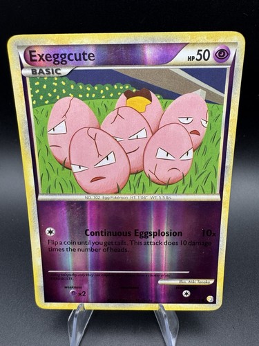 Pokémon TCG Exeggcute Heartgold & Soulsilver 63/123 Reverse Holo - MP ...