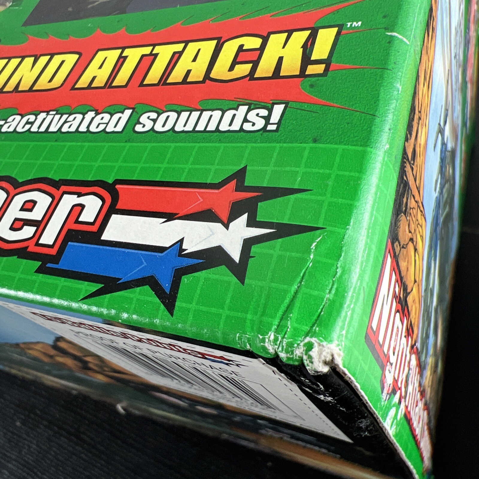 2002 Gi Joe VS Cobra MISB 3.75" Night Attack Chopper Vehicle Hasbro for ...