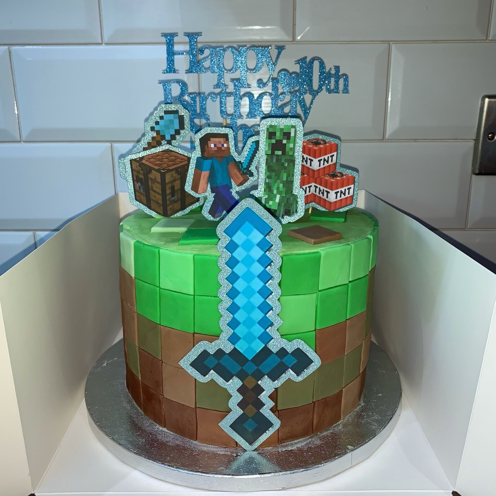 Minecraft Cake Toy Toppers
