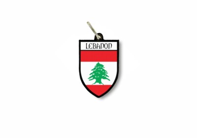 keychain key chain ring flag national souvenir shield lebanon | eBay