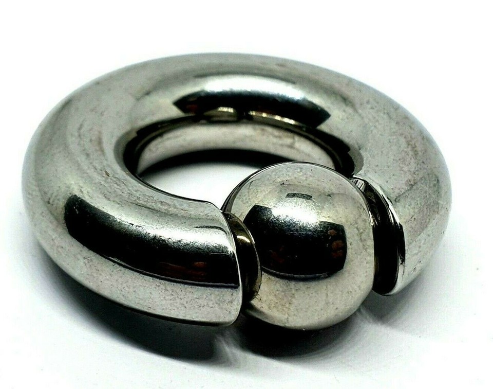 Easy Fit Heavy 38mm BCR CBR Ring 00g (10mm) 14mm Ball Closure PA Prince ...