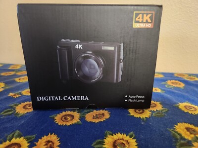 DC101 4K 48MP Resolution, 16x Zoom Auto Focus Flash Lamp Ultra HD ...