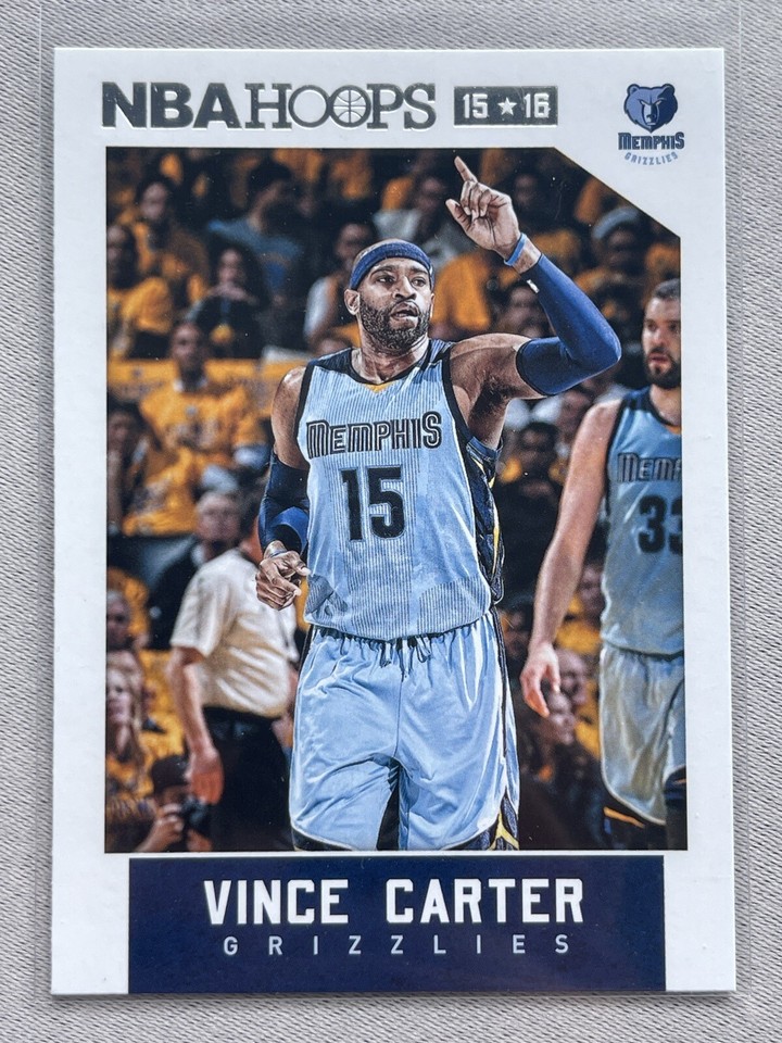 2015-16 Panini NBA Hoops Red Back Vince Carter Memphis Grizzlies No ...