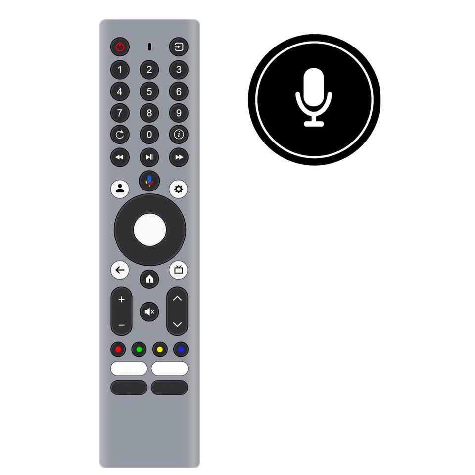 For JVC Smart TV Voice Remote Control RMC3295, High Quality Replacement ...