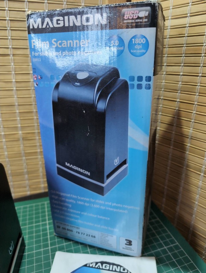 Maginon Film Scanner For Slides And Photo Negatives - BOXED AND ...