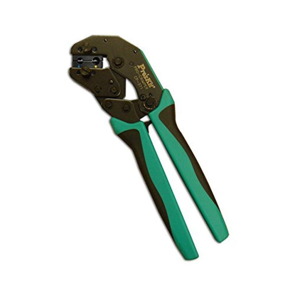 Pro'sKit Crimpro Crimper for Insulated Flag Terminals, 12-10 and 14-16 ...
