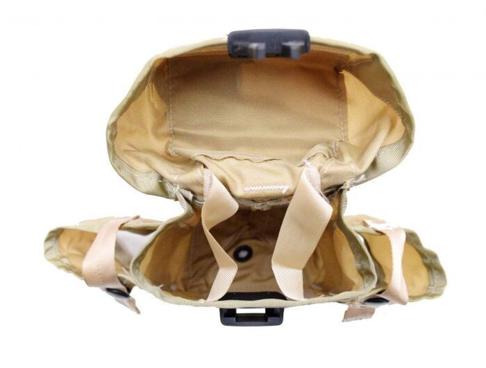 US Made SMALL ARMS AMMO POUCH With Grenade Wings w/ Alice Clips TAN NEW ...