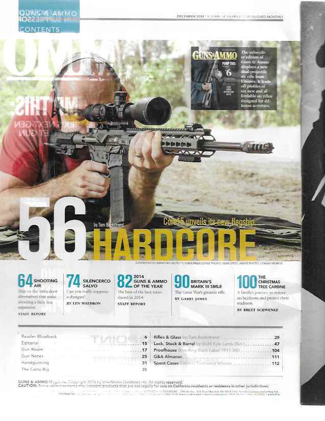 Guns & Ammo Handguns Magazine December 2014 Best of 2014 Guns, Ammo and ...