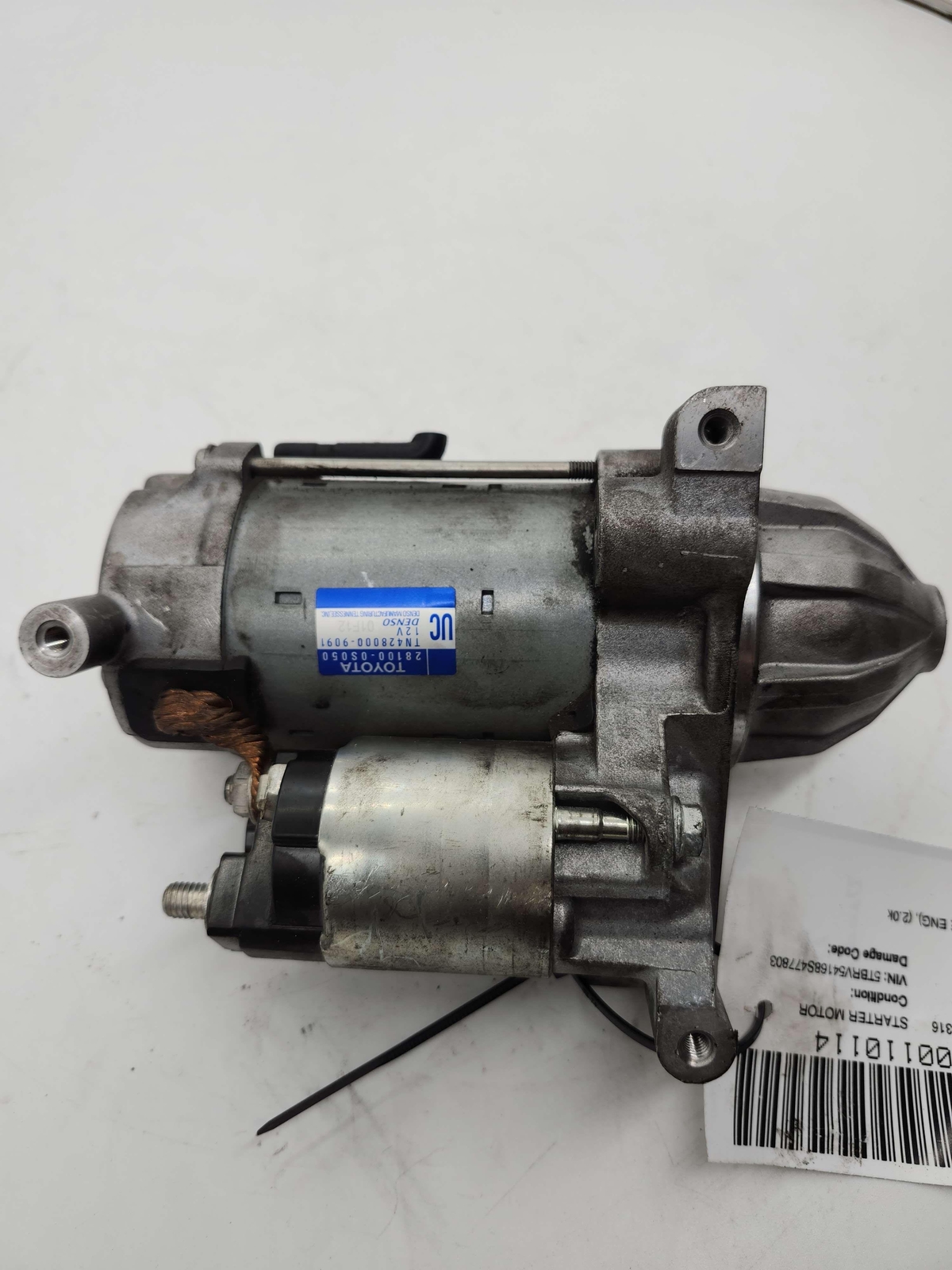 07 21 TOYOTA TUNDRA Starter Motor ID 28100 0S050 OEM | eBay