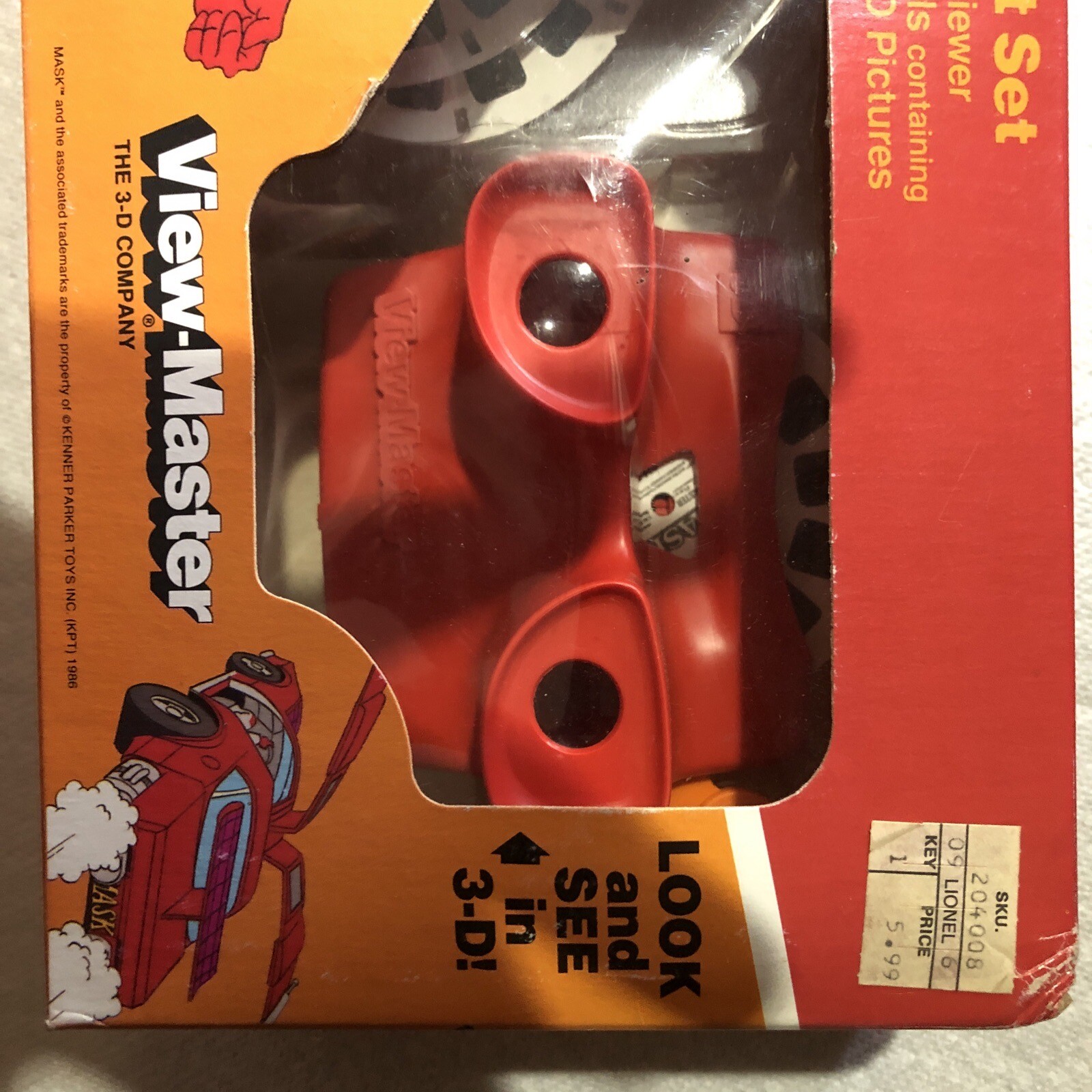 SEALED Vintage M.A.S.K. Kenner 1986 3d View-Master Gift Set Box ...