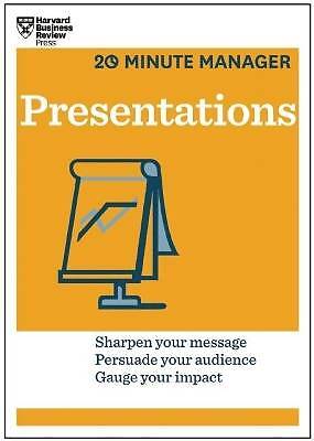 Presentations (HBR 20-Minute Manager Series), Harv 9781625270863 | eBay