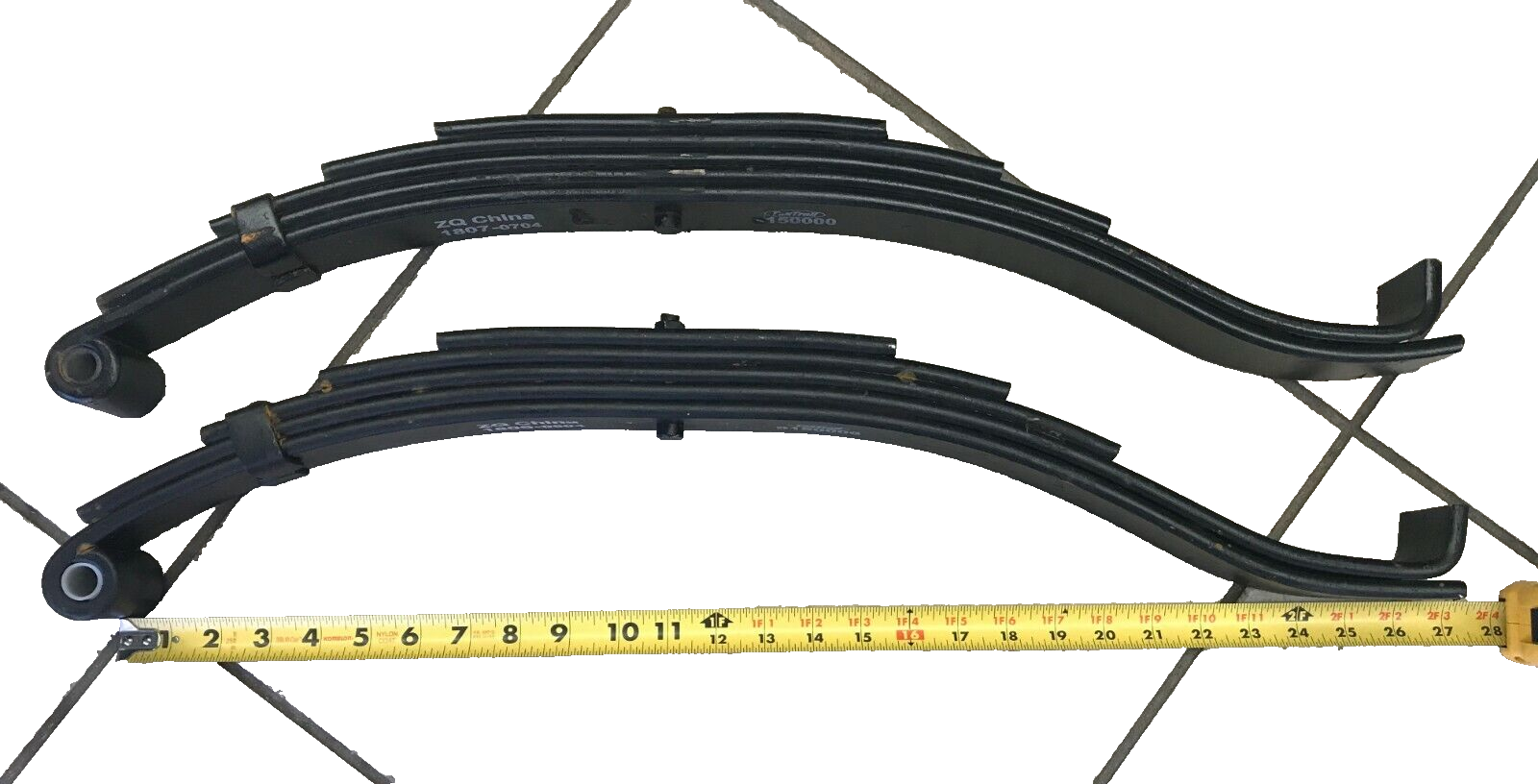 (2) 5200 6000 7000 Lb Axle 26.5” Leaf Slipper Spring trailer DEXTER LCI ...
