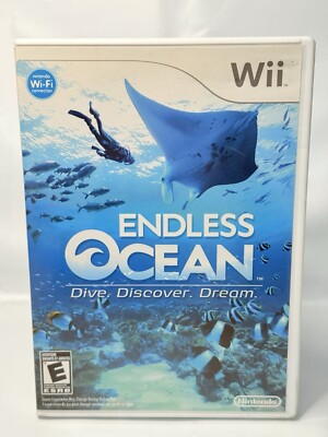 Endless Ocean (Nintendo Wii, 2008) CIB Complete w/ Manual Tested Very ...
