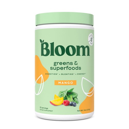 Bloom Nutrition Greens & Superfoods Powder - 25 Serving 850042641248| eBay