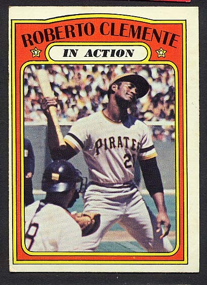 Roberto Clemente Baseball Card 1972