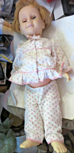 1960 MCMLX Mattel Chatty Cathy Baby Doll Blonde Hair 18" | eBay