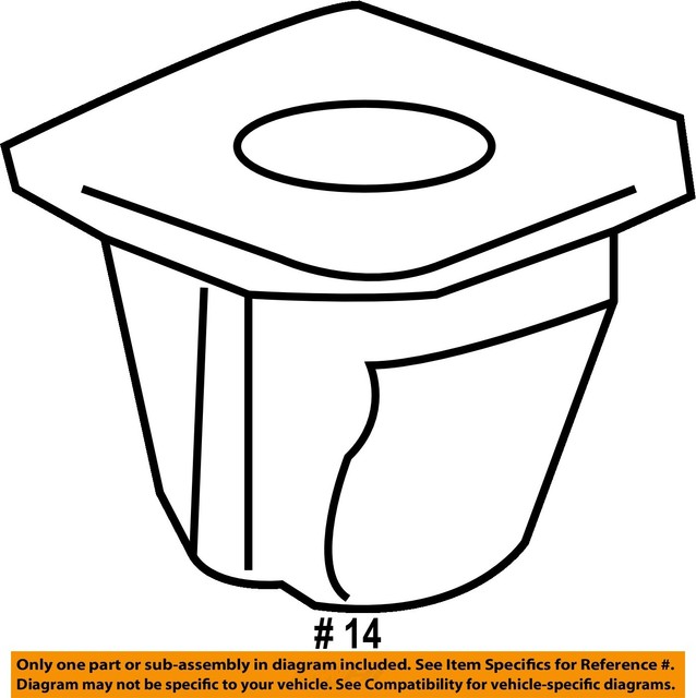 Mazda 999100501 Genuine OEM Splash Shield Grommet for sale online | eBay