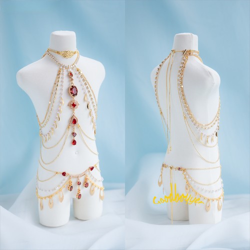 Dollmore 1/3 Uncle ID BJD Exotic Decorative Body Chain Ruby Carbuncle ...