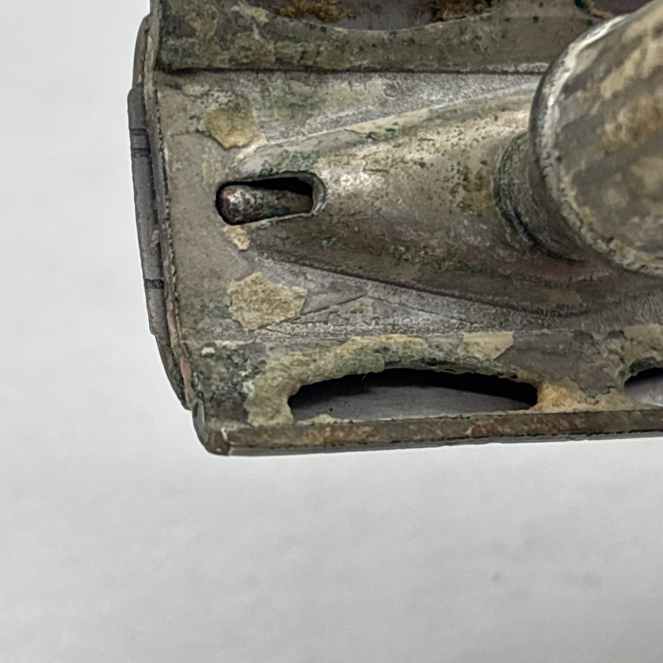 Vintage 1930s Gillette 3 Piece Heavy Tech DE Safety Razor W/ Blades ...